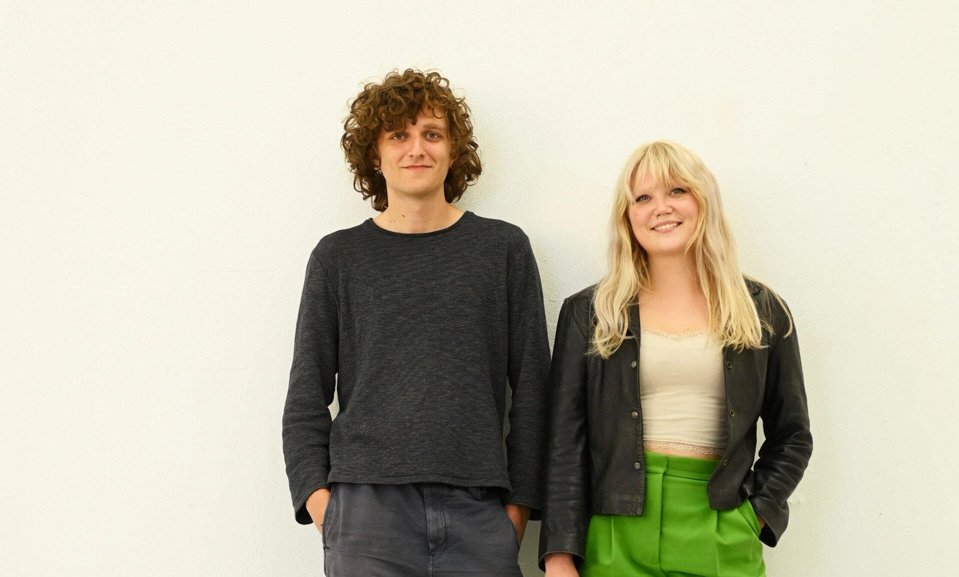 Sara Ekholm Eriksson And Simon Wadsted Bonnier Dahlins Stipendiater 2022 På Bonniers Konsthall
